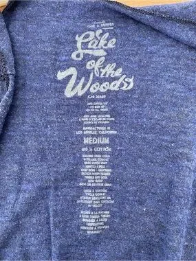 lake of the woods | Tops | Lake Of The Woods Navy Graphic Tank Top With ...